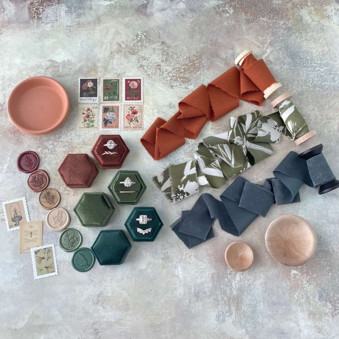 Flat Lay Styling Kits for Wedding Professionals | Champagne & GRIT ...