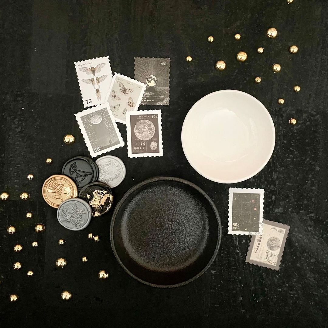 Monochromatic Flatlay Prop Kit – Champagne & Grit