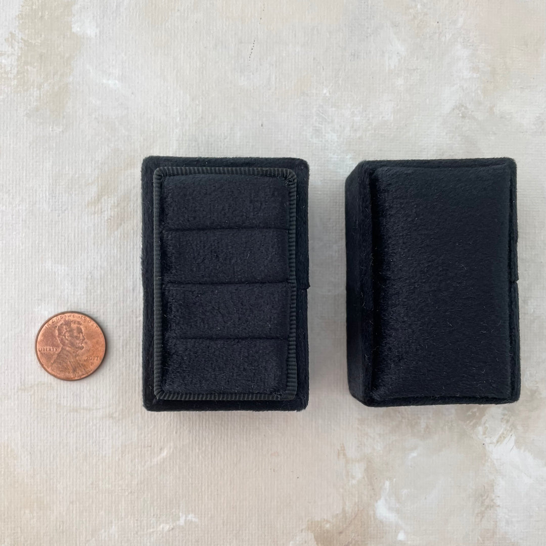 3 Slot Ring Box Flat Lay Styling Kit – Champagne & Grit